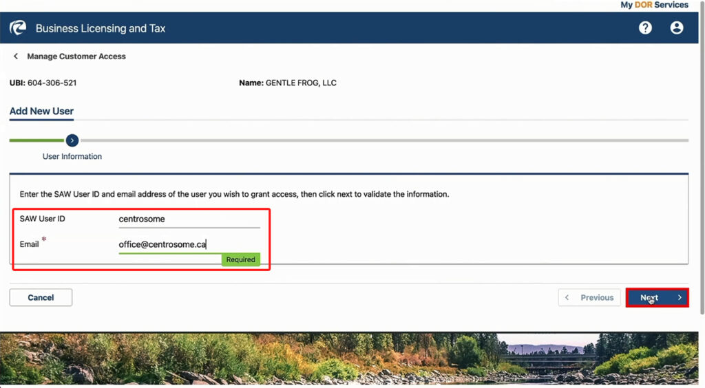 How to Add Gentle Frog to Your WA DOR Account - Gentle Frog Bookkeeping ...