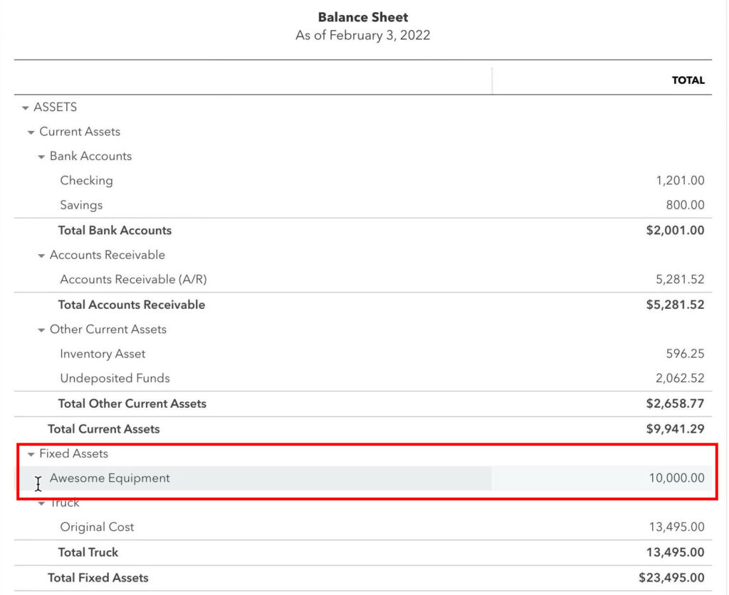 How to Add an Equipment Loan to QuickBooks Online - Gentle Frog ...