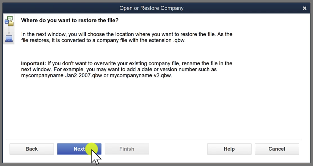 How to Back Up and Restore a QuickBooks Desktop File - Gentle Frog ...