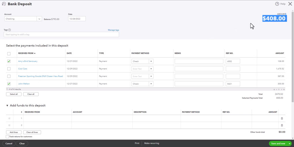 How To Record Bank Deposits In QuickBooks Online Gentle Frog how-to-record-bank-deposits-in-quickbooks-online-gentle-frog
