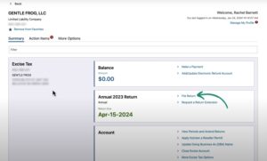 How to File WA DOR Excise Tax Return - Gentle Frog Bookkeeping and ...